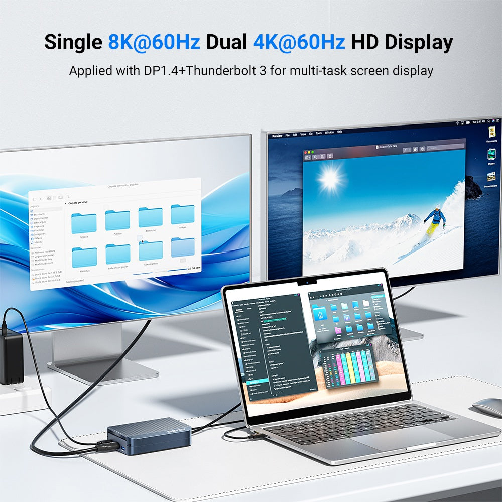 Acasis 40Gbps Thunderbolt 3 M.2 NVMe 2 Bay RAID SSD Enclosure – ACASIS ...