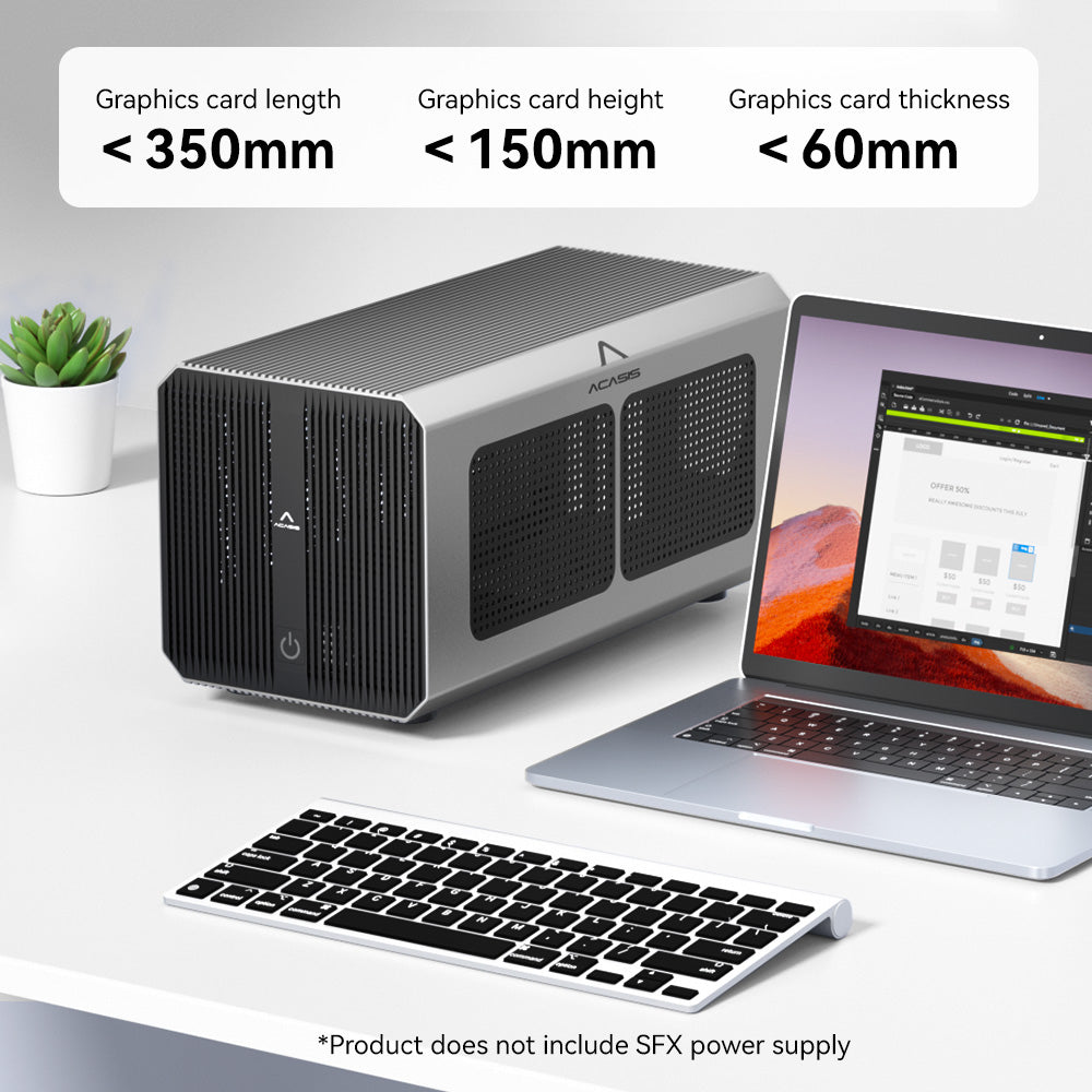 Acasis 40Gbps eGPU Dock Compatible with Thunderbolt 4/3