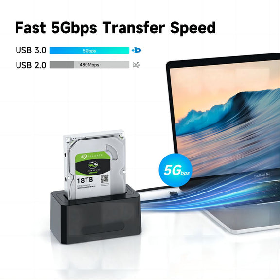 Acasis SATA/SAS to USB 3.0 Hard Drive Docking Station