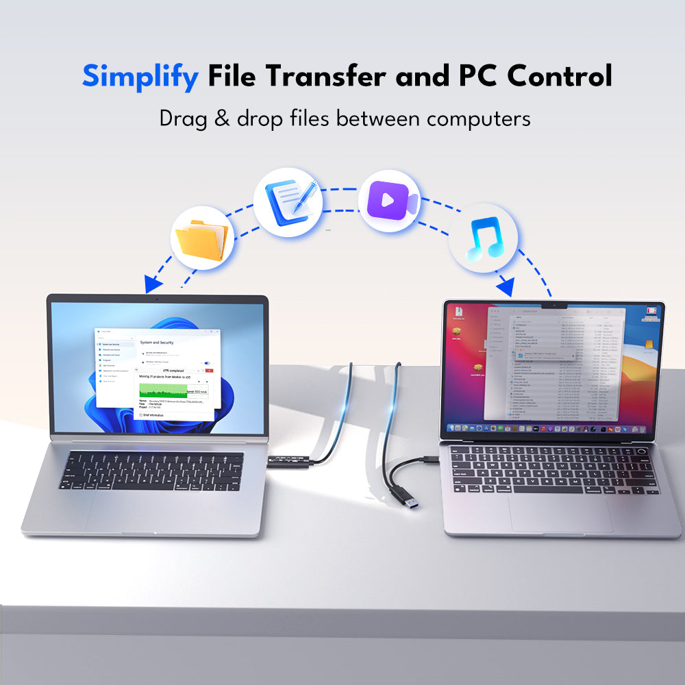 Acasis USB 3.0 Data Transfer Cable for Mac and Windows