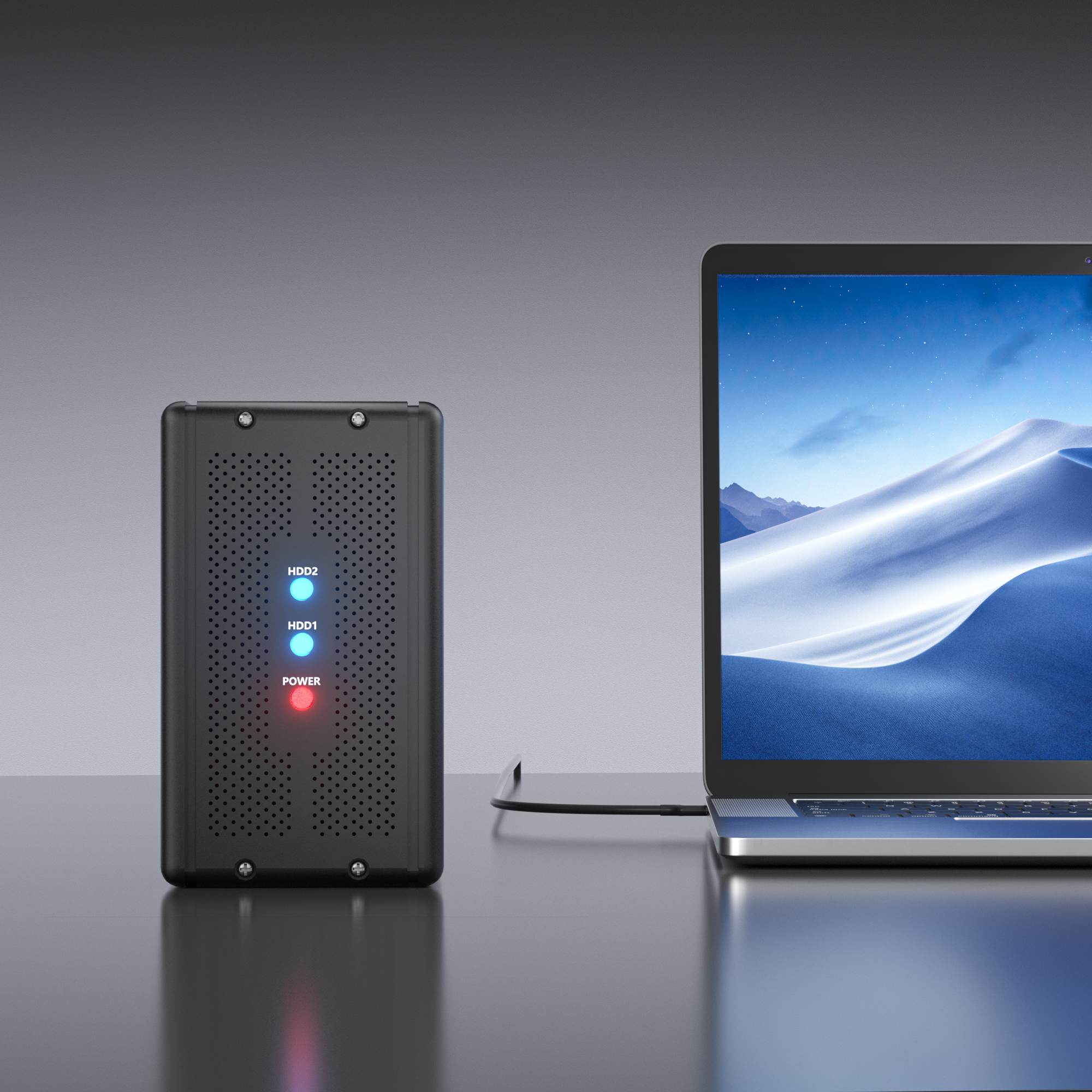 Acasis Dual Hard Disk Array Cabinet 3.5'' SATA Serial Port Hard Disk